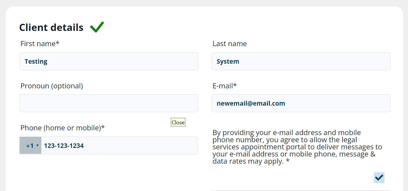 Edit Client Contact Information – Provider Help Center