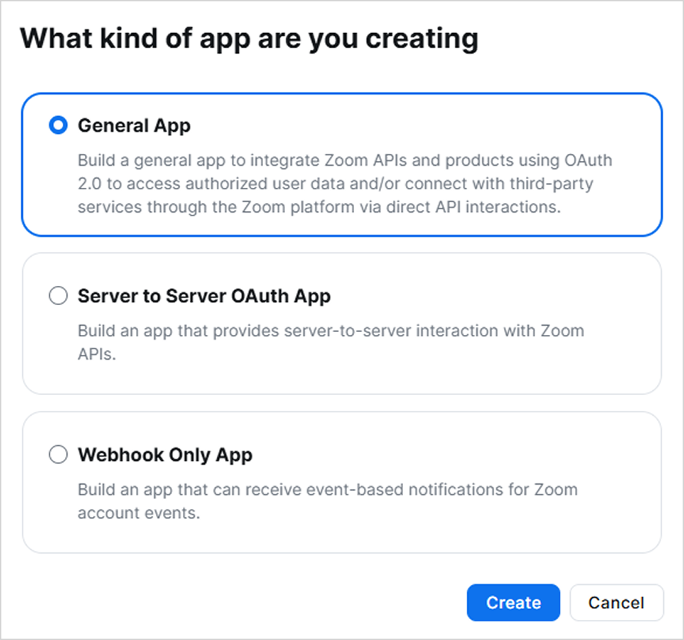 Obtain OAuth Credentials for a Zoom Connection – Provider Help Center